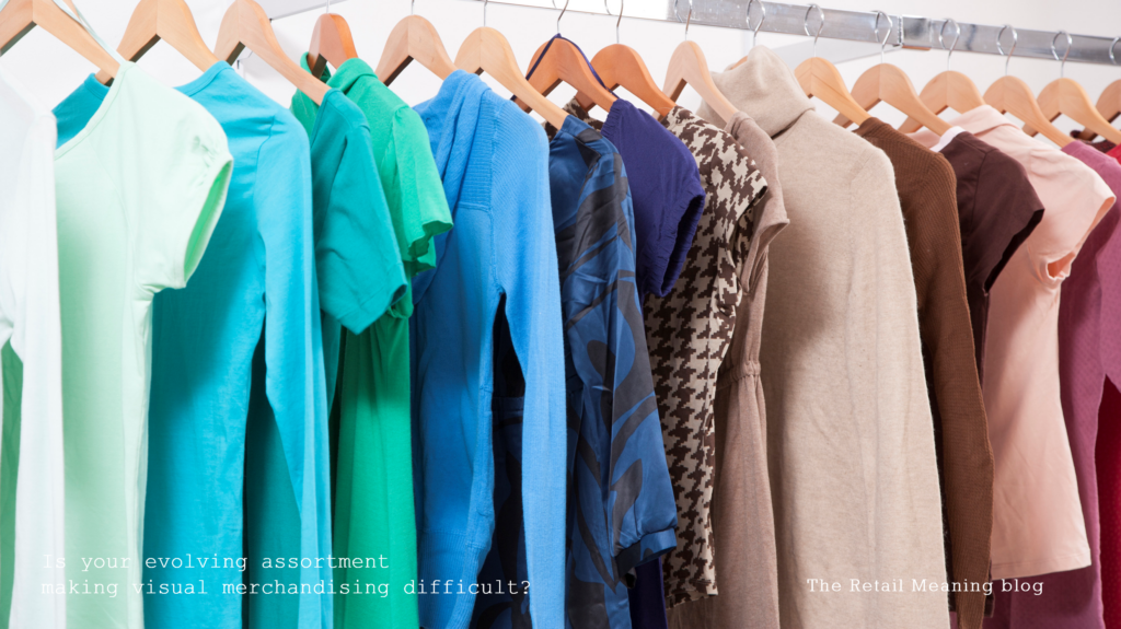 Evolving assortments making visual merchandising difficult?