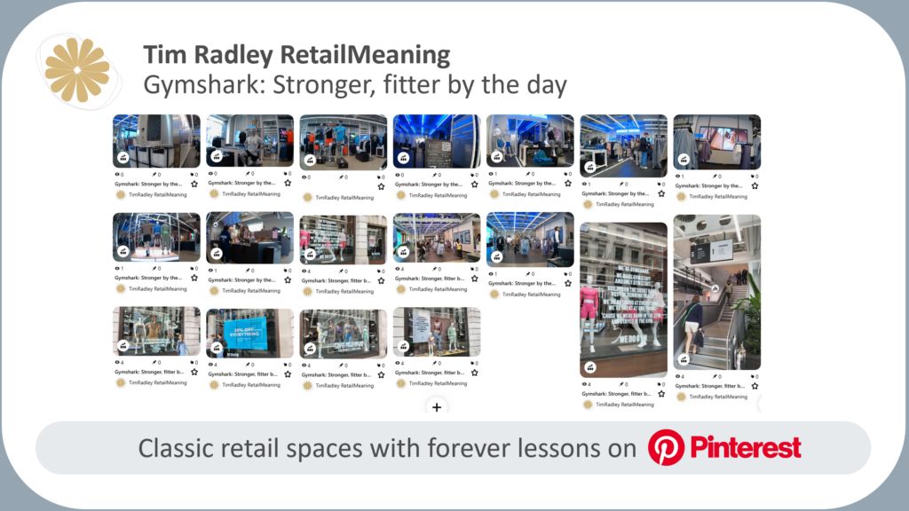 Gymshark: Stronger & fitter Pinterest gallery - RETAIL*MEANING